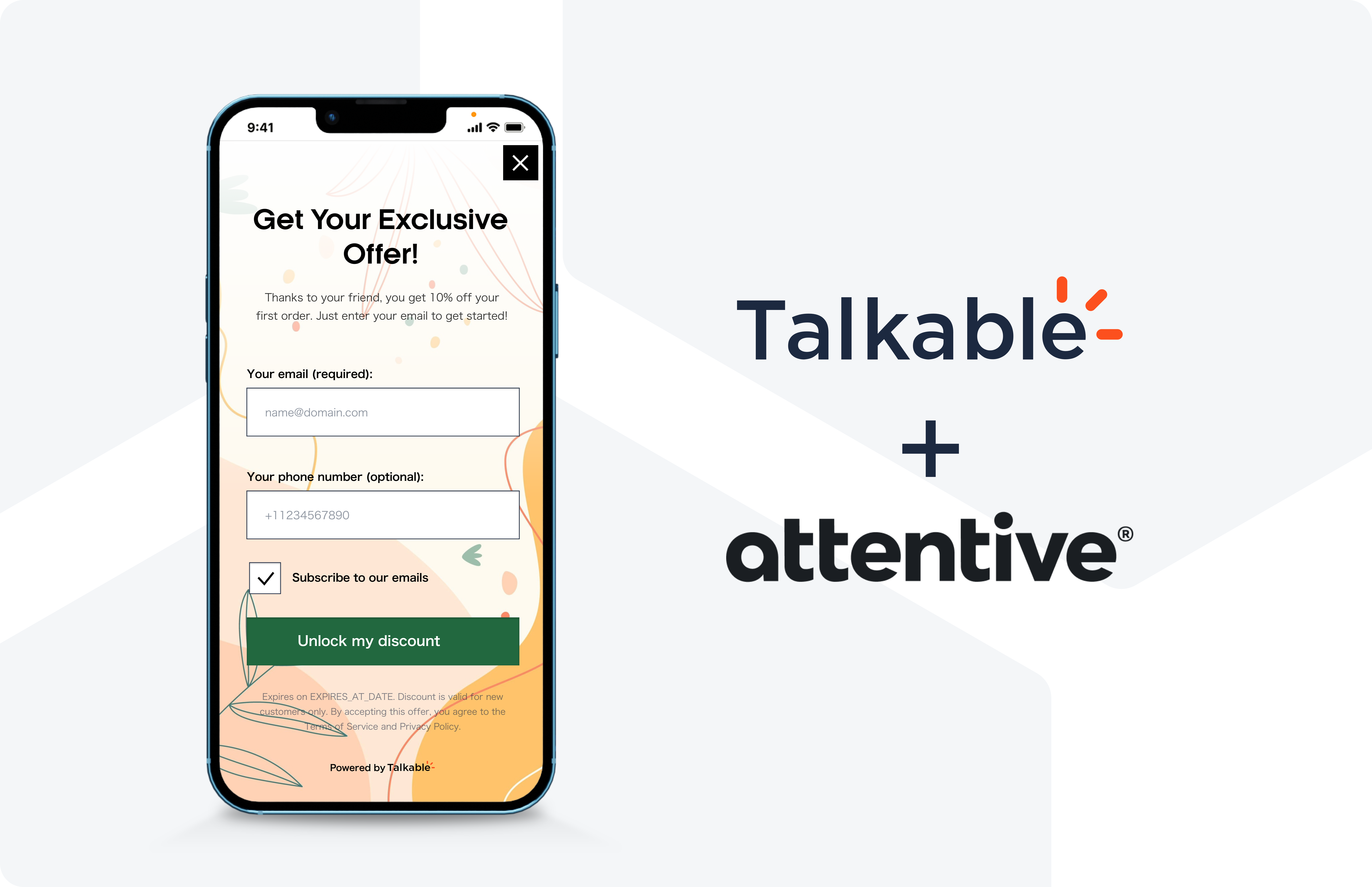 Personalized SMS Referral Experience: Attentive Integration Launch